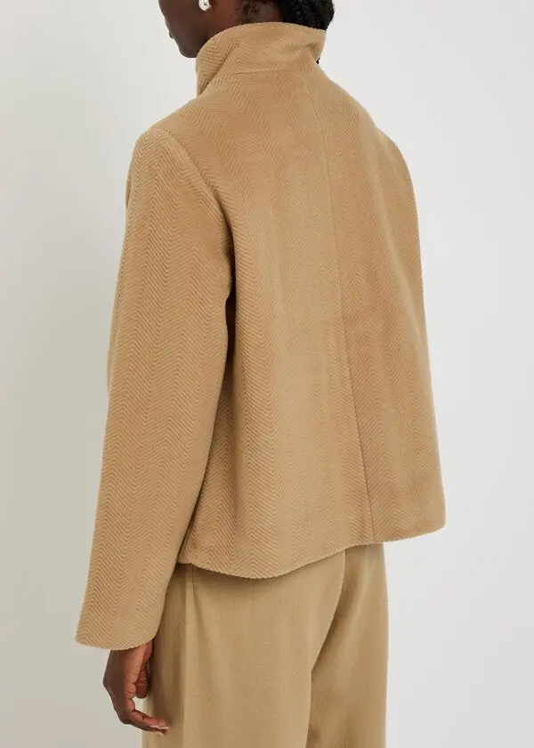Eileen Fisher Chevron Wool Jacket