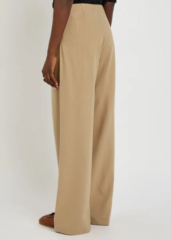 Eileen Fisher Wide-leg Wool Trousers