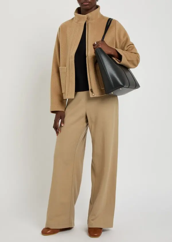 Eileen Fisher Wide-leg Wool Trousers