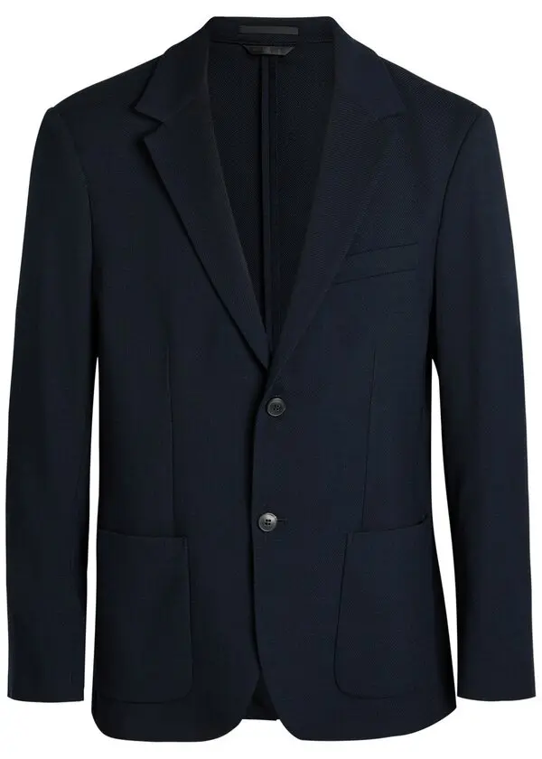 Sunspel Piqué Wool-blend Blazer