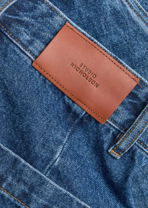 Studio Nicholson Chalco Barrel-leg Jeans - Denim