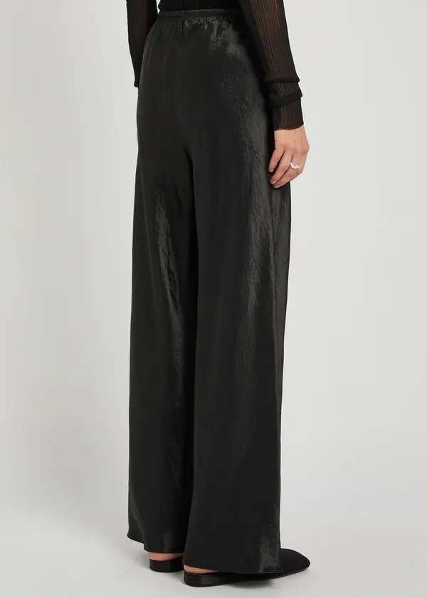 Maria Mcmanus Straight-leg Satin Trousers