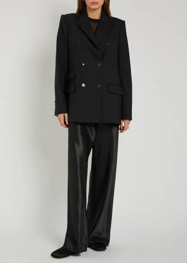 Maria Mcmanus Straight-leg Satin Trousers
