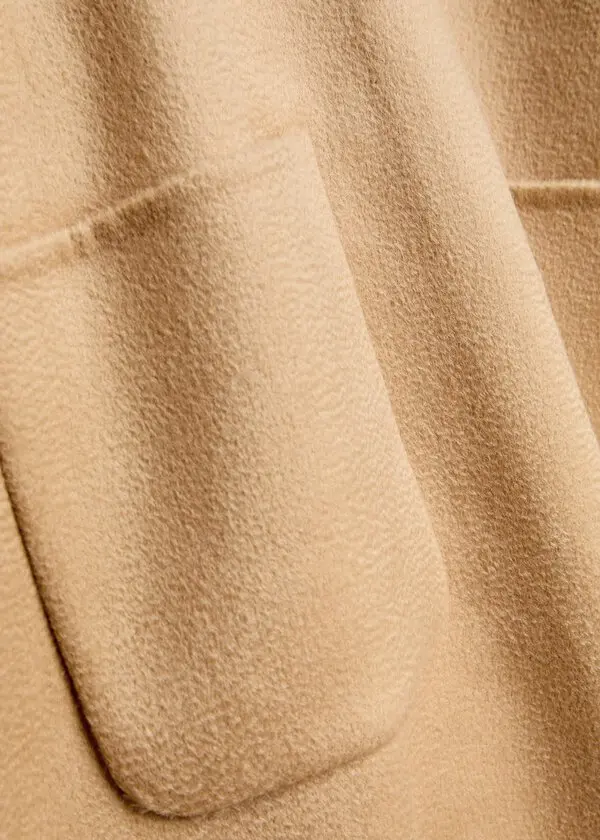 Eileen Fisher Belted Wool Coat - Beige