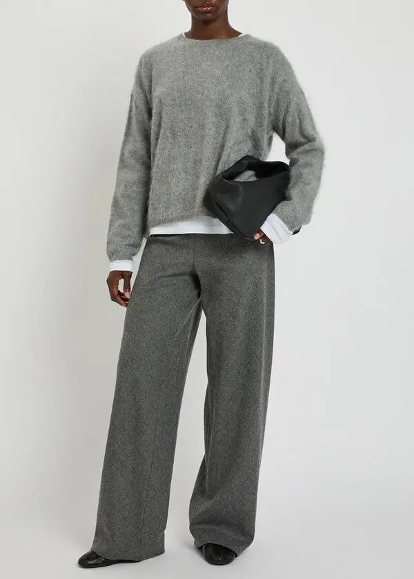 Vince Wide-leg Wool-blend Trousers