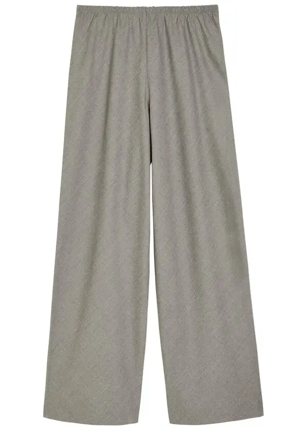 Maria Mcmanus Straight-leg Stretch-wool Trousers