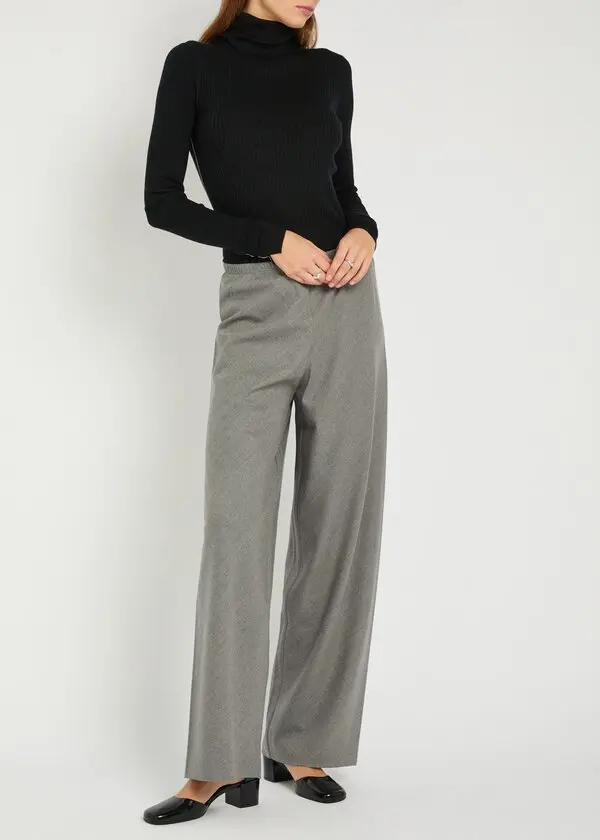 Maria Mcmanus Straight-leg Stretch-wool Trousers