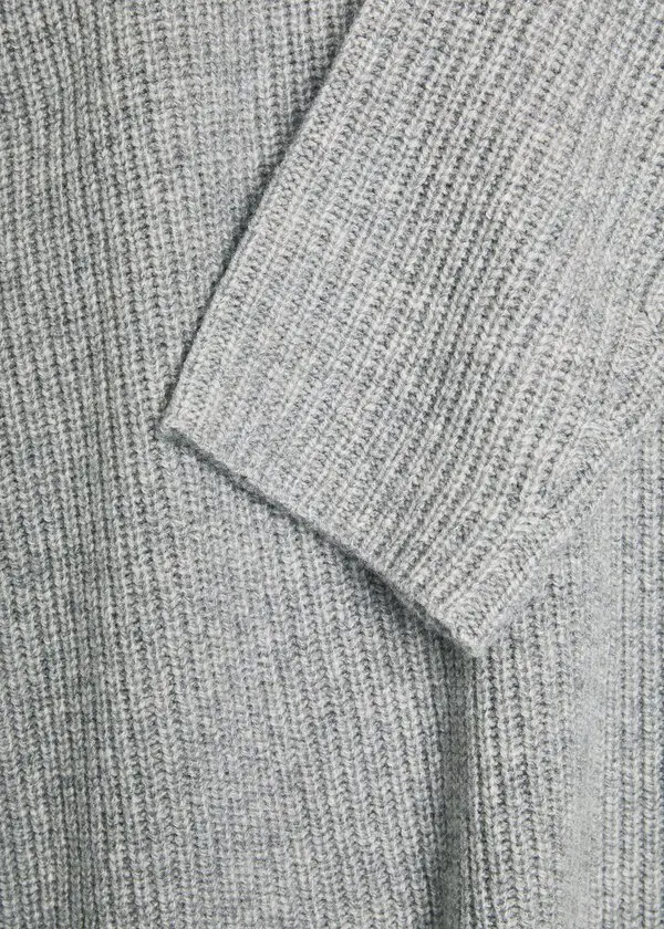 Eileen Fisher Ribbed Roll-neck Wool And Cashmere-blend Jumper