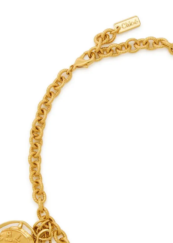 Chloé Medals Multi-chain Necklace