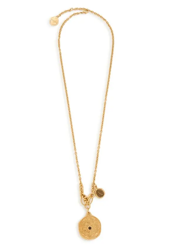 Chloé Medals Pendant Necklace - Gold
