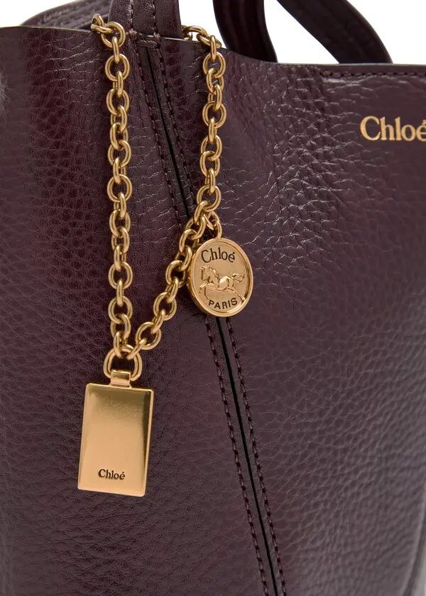 Chloé Small Grained Leather Tote Bag