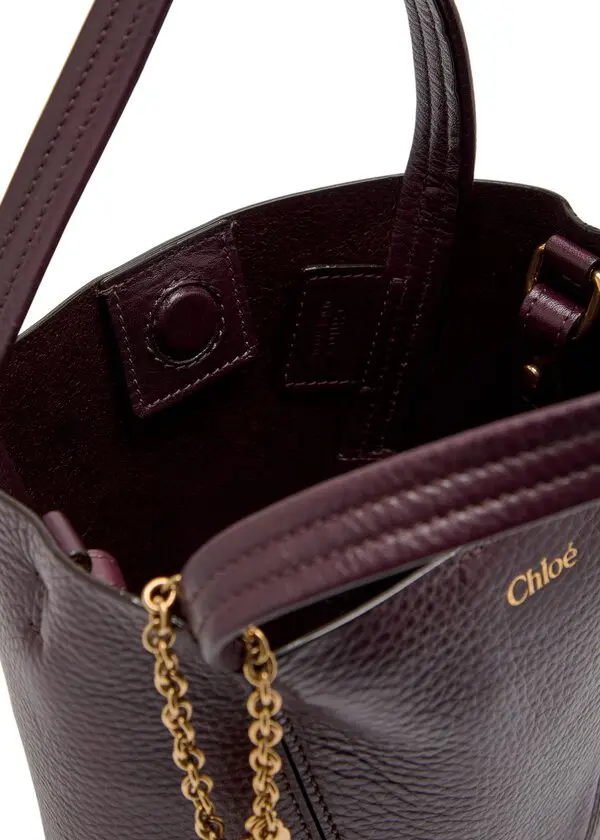 Chloé Small Grained Leather Tote Bag