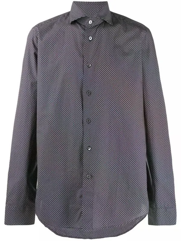 DELL'OGLIO Graphic-print Regular Shirt