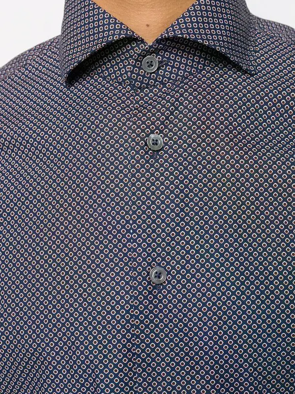 DELL'OGLIO Graphic-print Regular Shirt