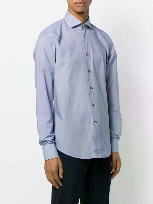 DELL'OGLIO Dotted Pattern Shirt
