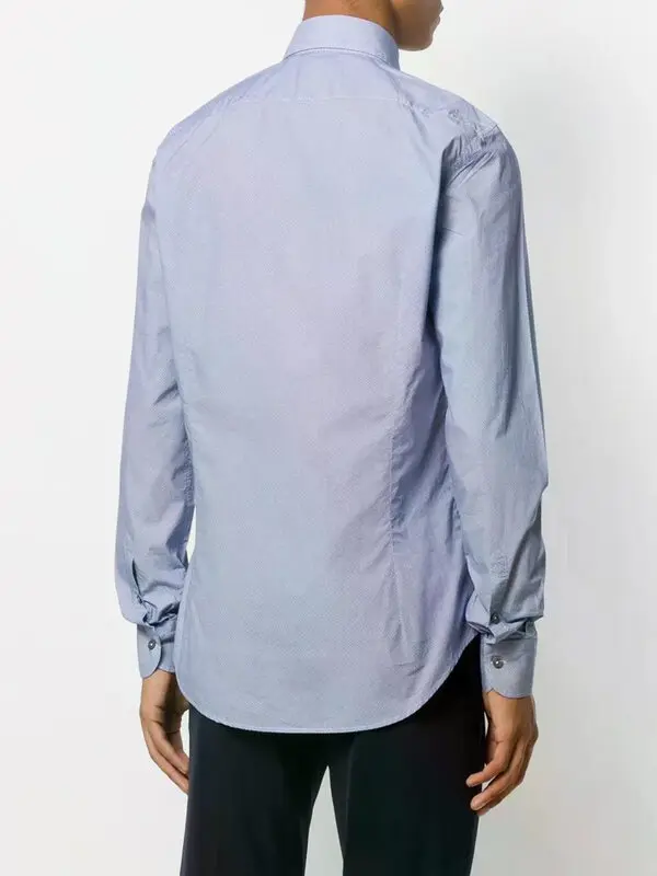 DELL'OGLIO Dotted Pattern Shirt