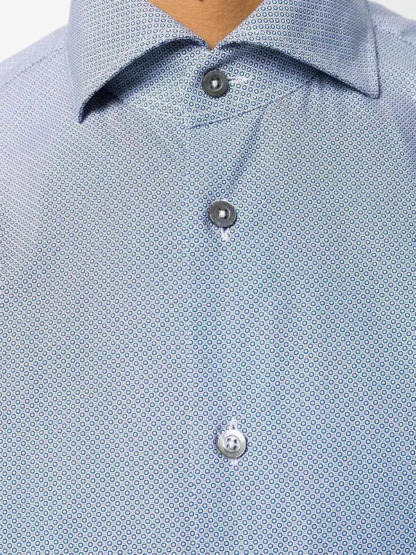 DELL'OGLIO Dotted Pattern Shirt