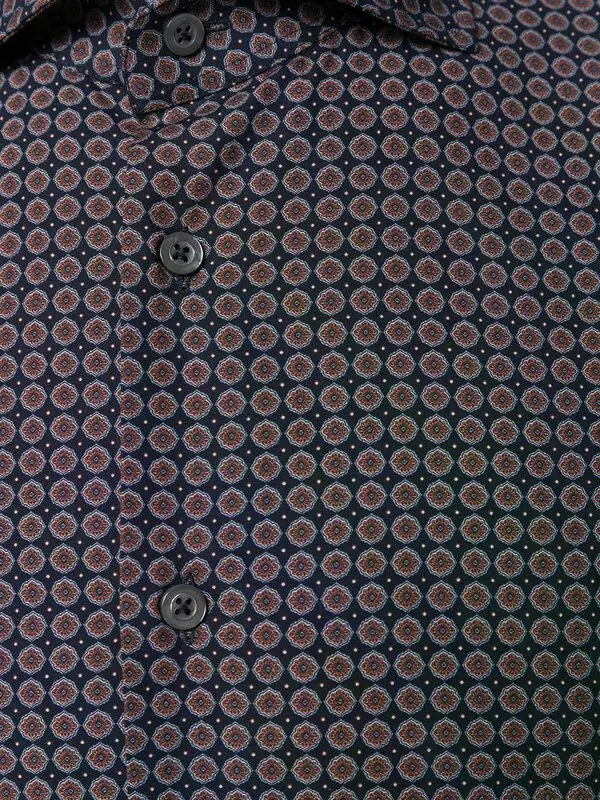 DELL'OGLIO Geometric Patterned Shirt