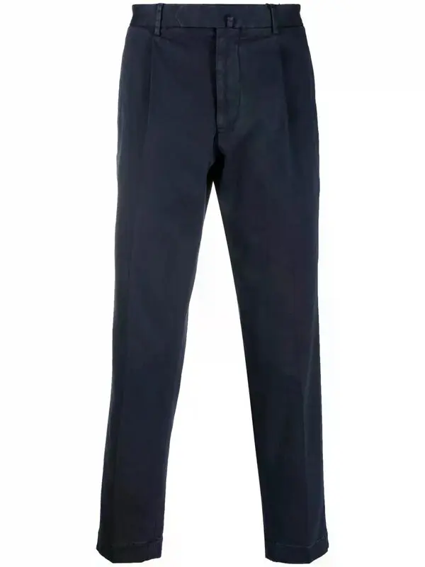 DELL'OGLIO Stretch-cotton Chinos - Blue