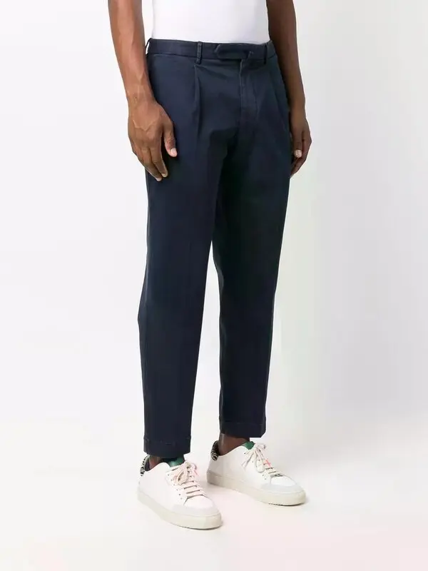 DELL'OGLIO Stretch-cotton Chinos - Blue