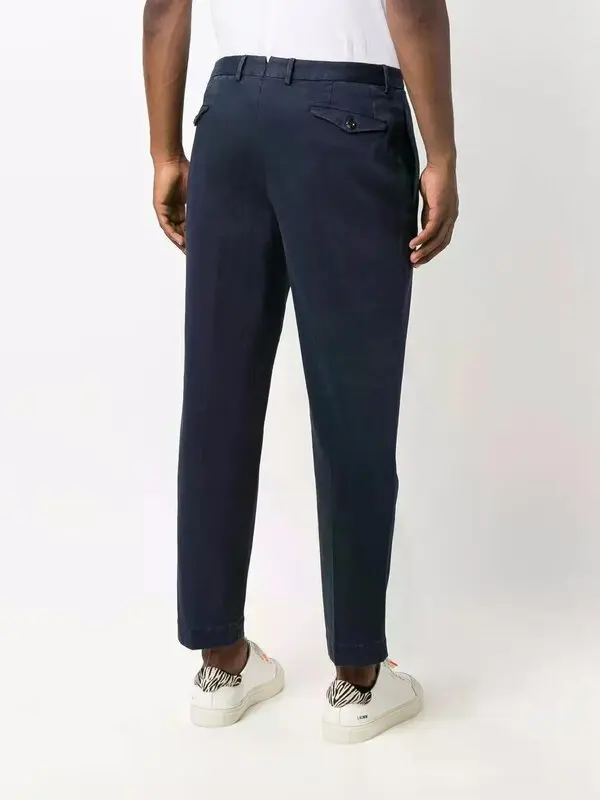 DELL'OGLIO Stretch-cotton Chinos - Blue