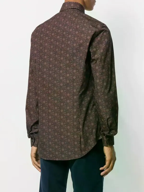 DELL'OGLIO Dot Patterned Shirt