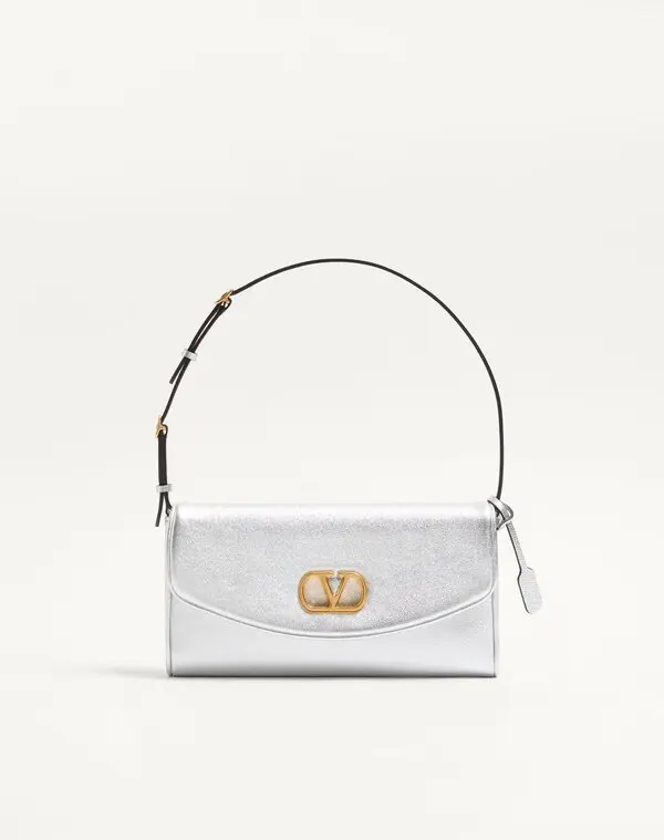 Valentino Garavani Devain Small Shoulder Bag - Silver