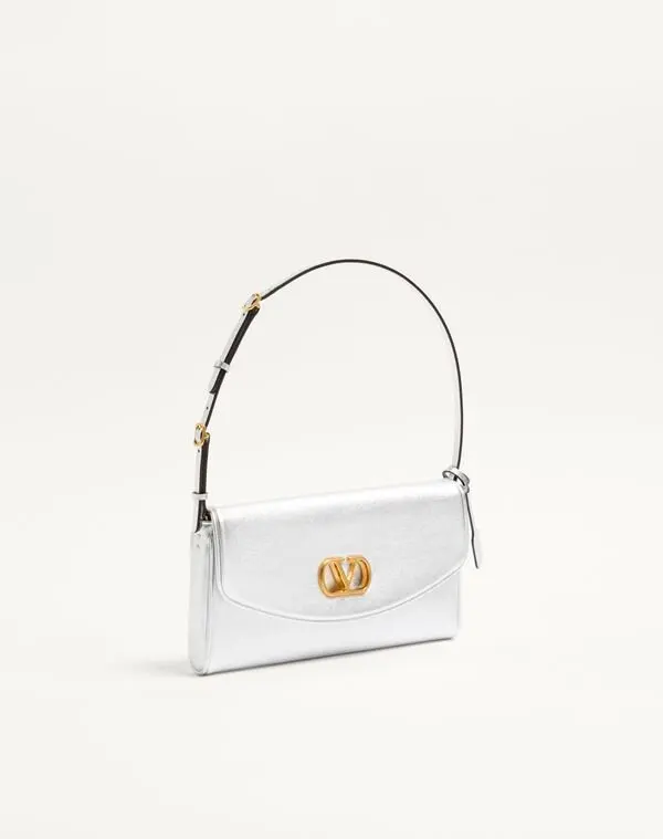 Valentino Garavani Devain Small Shoulder Bag - Silver