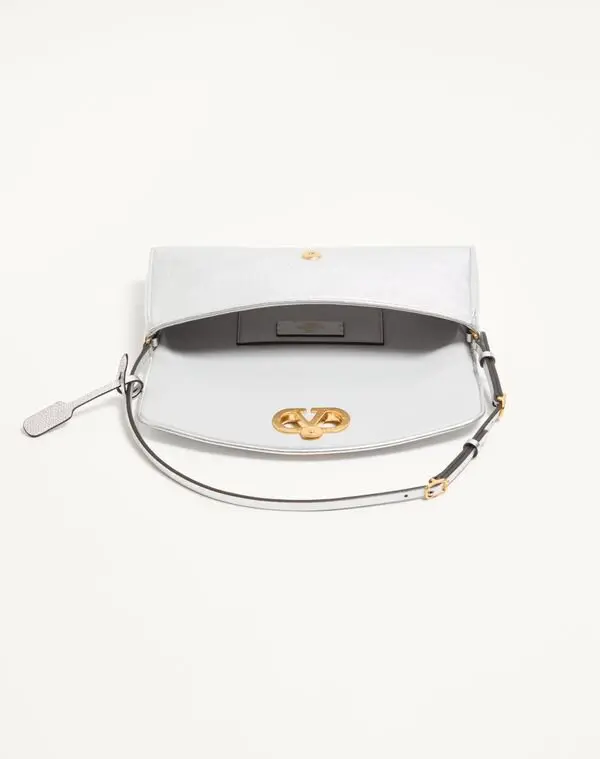 Valentino Garavani Devain Small Shoulder Bag - Silver