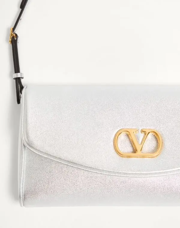 Valentino Garavani Devain Small Shoulder Bag - Silver