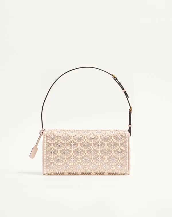 Valentino Garavani Devain Small Shoulder Bag - Cream
