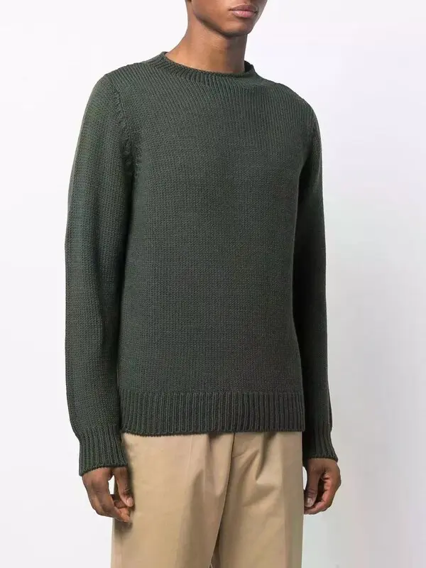 DELL'OGLIO Merino Knit Crew Neck Jumper