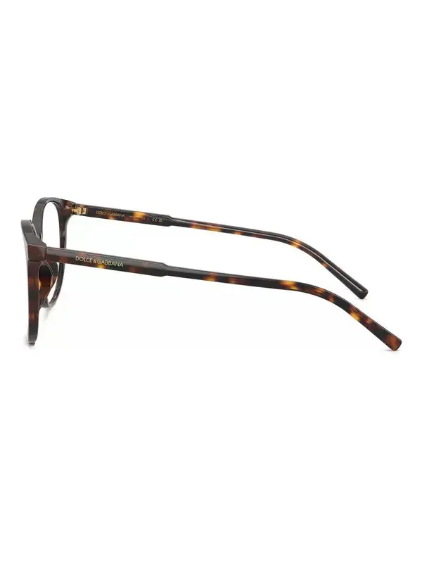 Dolce & Gabbana Tortoiseshell Round-frame Glasses
