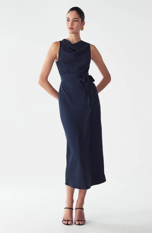 WILLA Reane Dress - Navy Blue