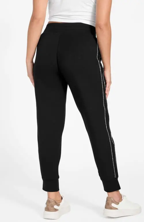 Guess Scuba Joggers With Lace Detail - Black