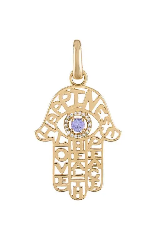 EDEN PRESLEY Cutout Hamsa Pendant