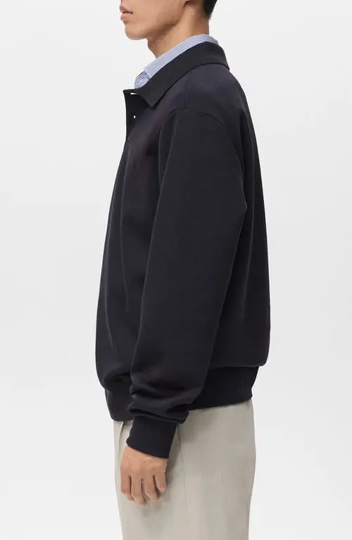 Mango Regular Fit Polo Sweatshirt