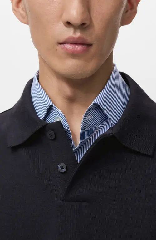 Mango Regular Fit Polo Sweatshirt