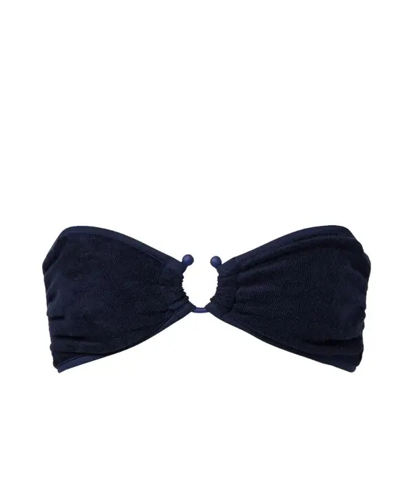 Johanna Ortiz Bandeau Bikini Top - Blue
