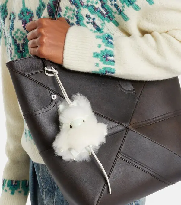 Loewe Bunny Shearling Bag Charm
