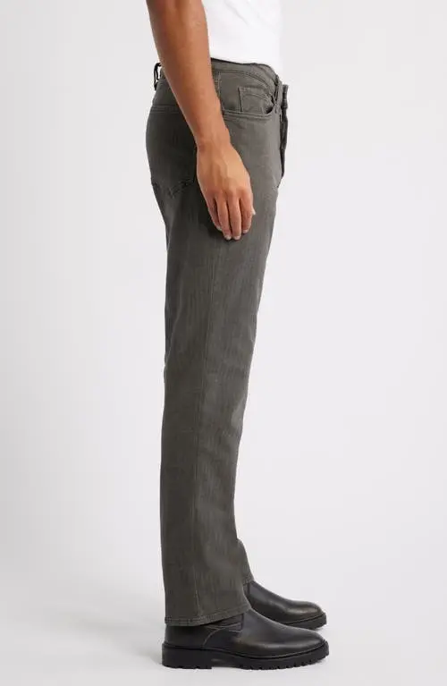 34 Heritage Charisma Herringbone Relaxed Straight Leg Pants - Dark Olive Herringbone