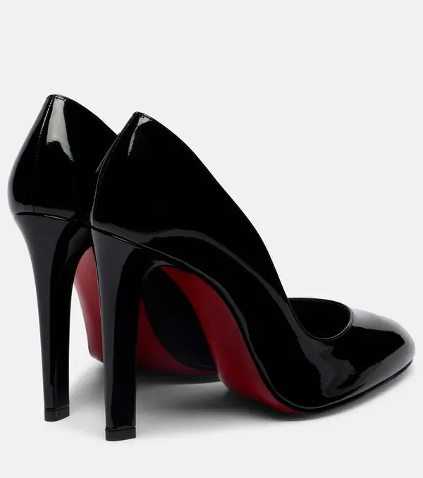 CHRISTIAN LOUBOUTIN Fannylove Patent Leather Pumps - Black