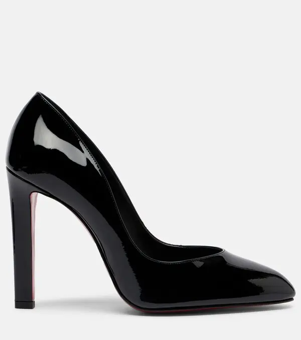 CHRISTIAN LOUBOUTIN Fannylove Patent Leather Pumps - Black