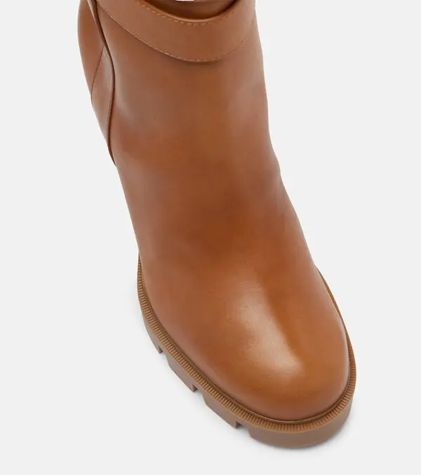 CHRISTIAN LOUBOUTIN Elisawalk 100 Leather Ankle Boots