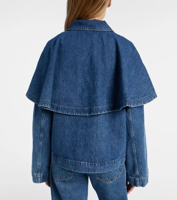 FRAME Cape Denim Jacket - Blue