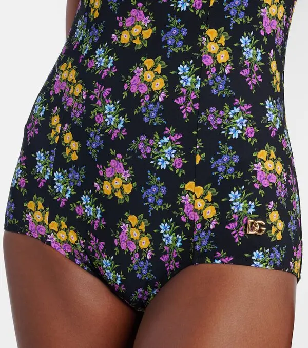 Dolce & Gabbana Floral Print Swimsuit