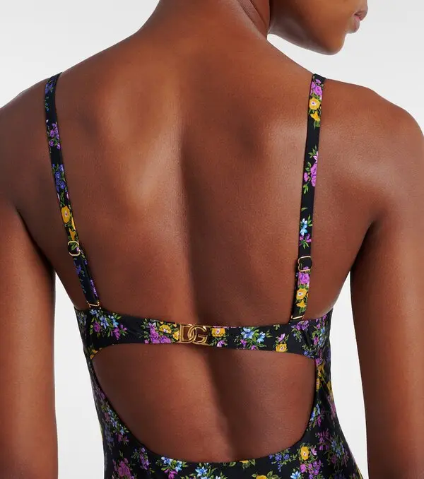 Dolce & Gabbana Floral Print Swimsuit