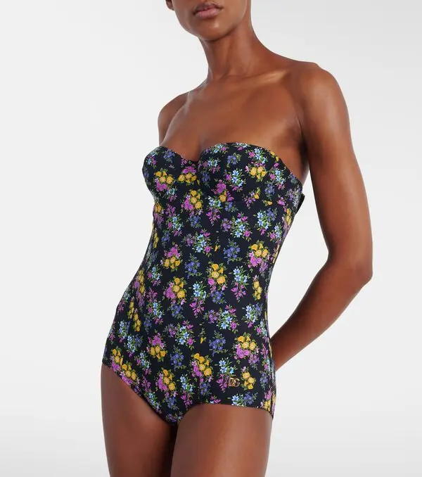 Dolce & Gabbana Floral Print Swimsuit