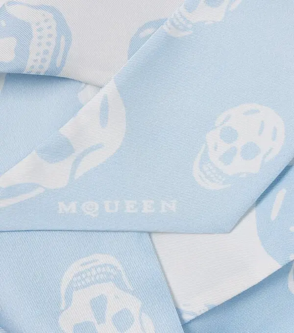 Alexander McQueen Skull Silk Scarf