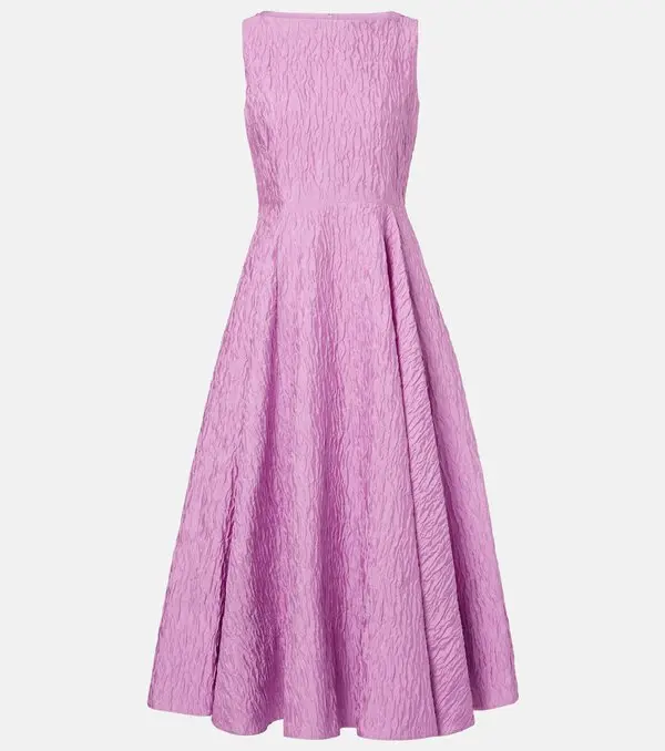ROKSANDA Tera Cloqué Midi Dress - Pink